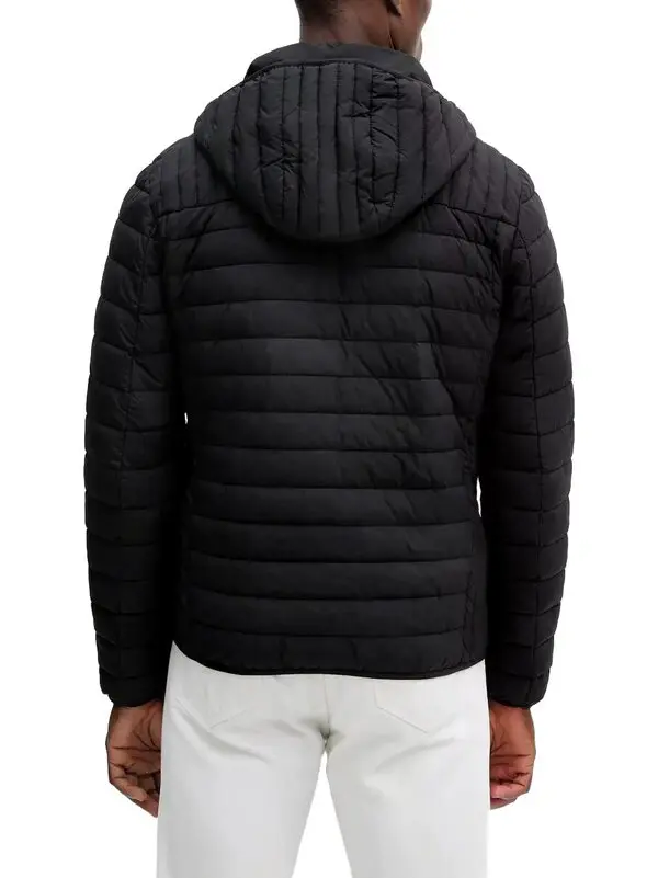 TRUSSARDI Quilted Hooded Jacket - Black