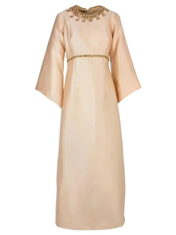 BARUNI Embellished Maxi Dress - Neutrals