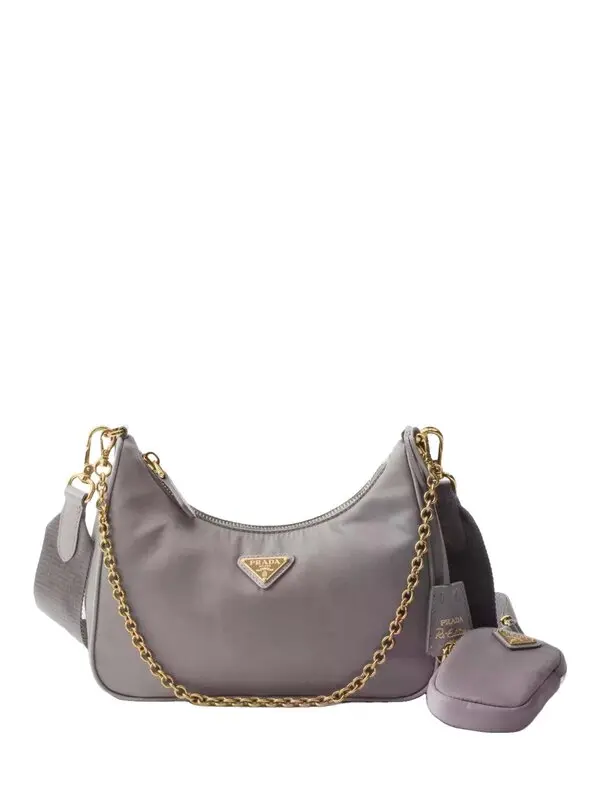 Prada 2005 Re-edition Re-nylon Shoulder Bag - Grey