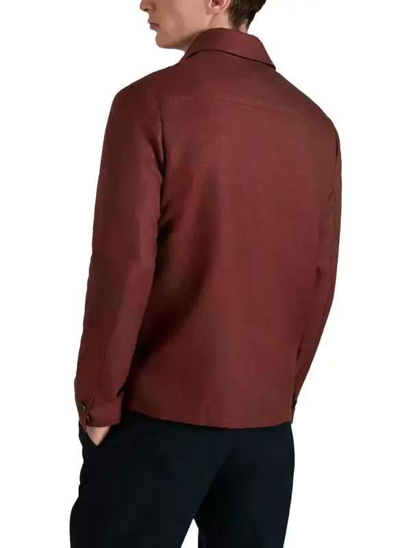 SLOWEAR Single-breasted Blouson Jacket - Brown