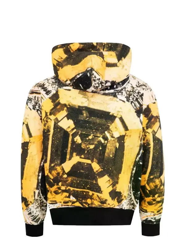 PLEASURES Radiance Zip-up Hoodie - Yellow