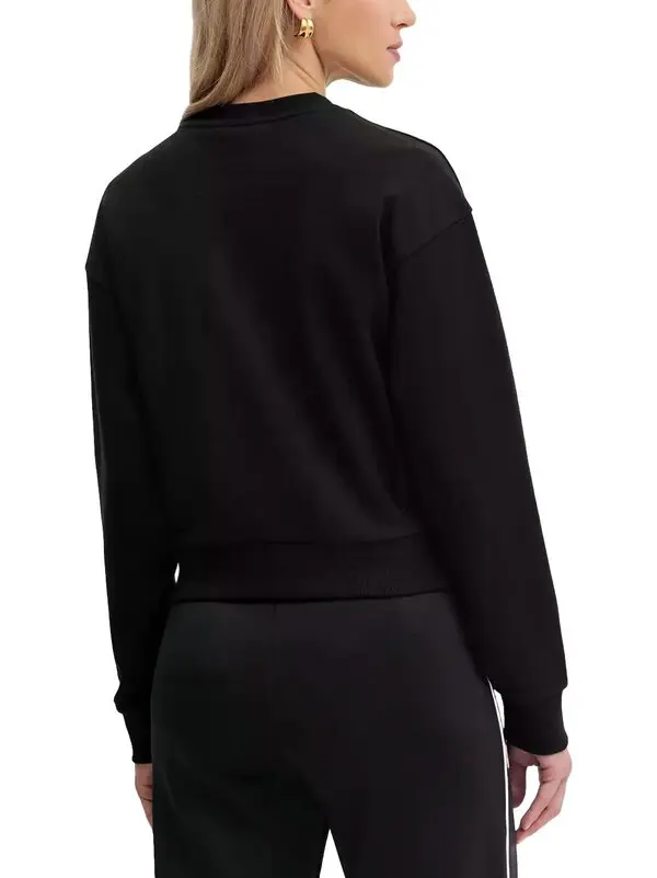 Armani Exchange Crew Neck Sweatshirt With Logo Detail - Black