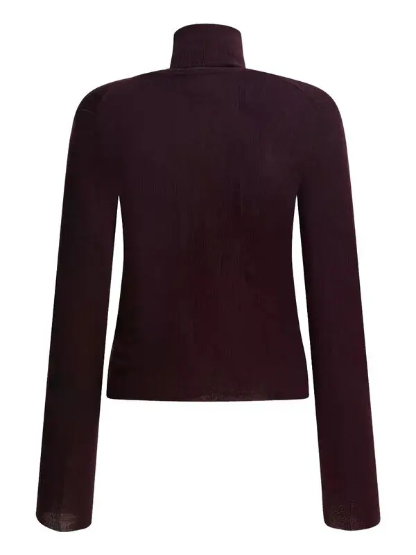 R2W Scott Roll-neck Sweater - Red