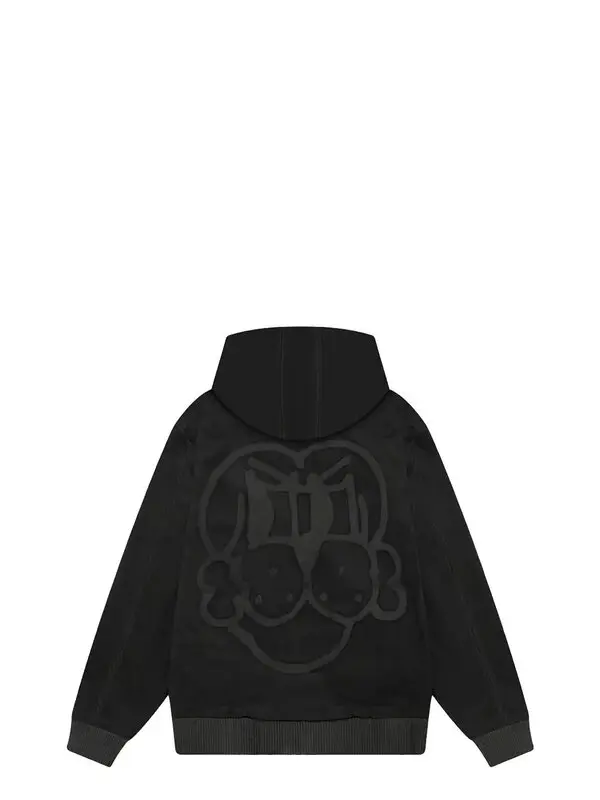 CHITO Graphic-print Hooded Jacket - Black