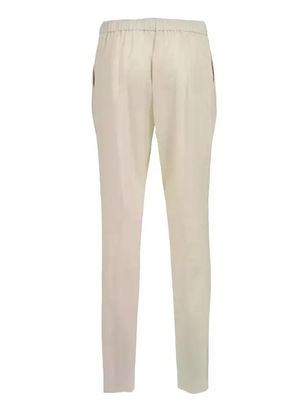 Fabiana Filippi Pleated Trousers With Drawstring Waist - Neutrals