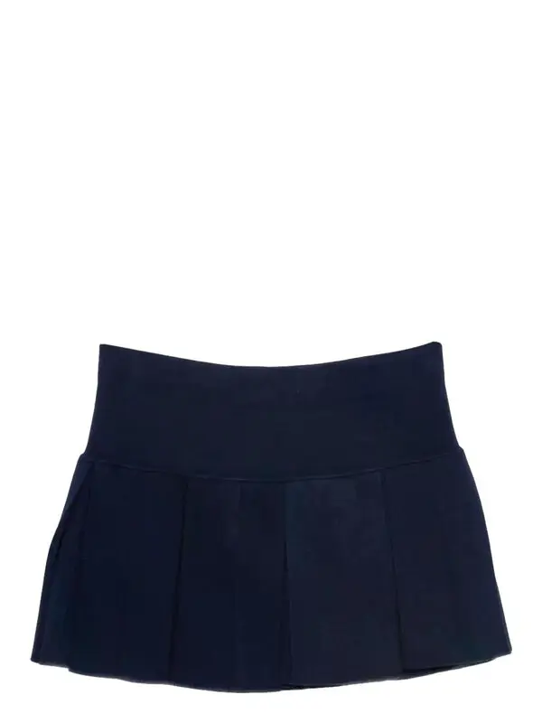 P.a.r.o.s.h Pleated Mini Skirt - Blue