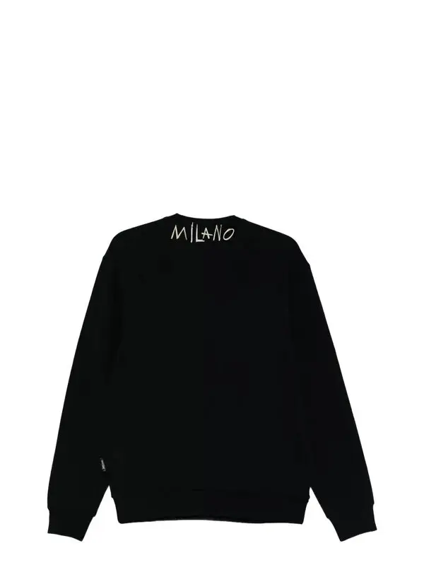 Just Cavalli Logo Crew Neck Jumper - Black