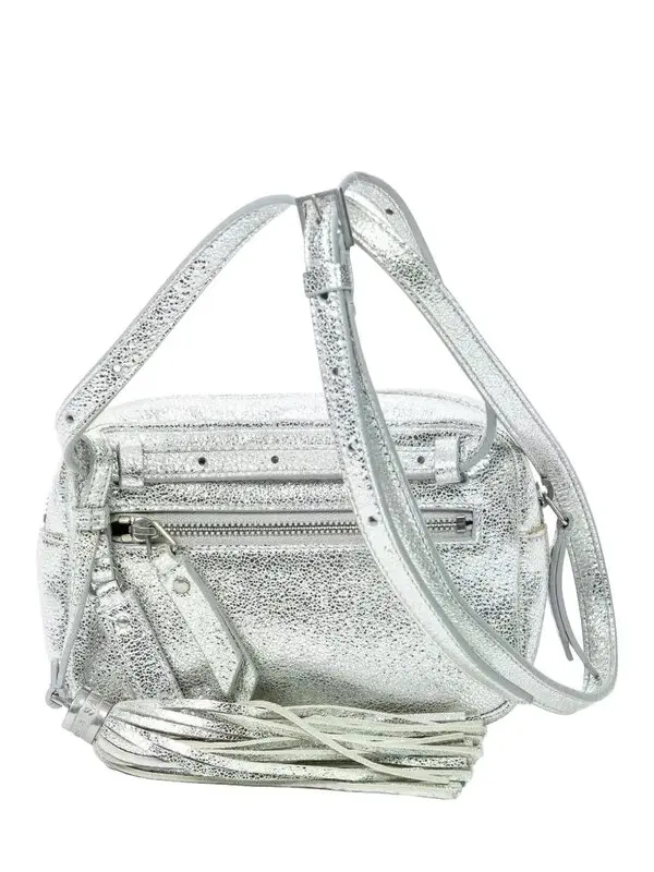 Saint Laurent Lou Tassel Detail Belt Bag - Silver