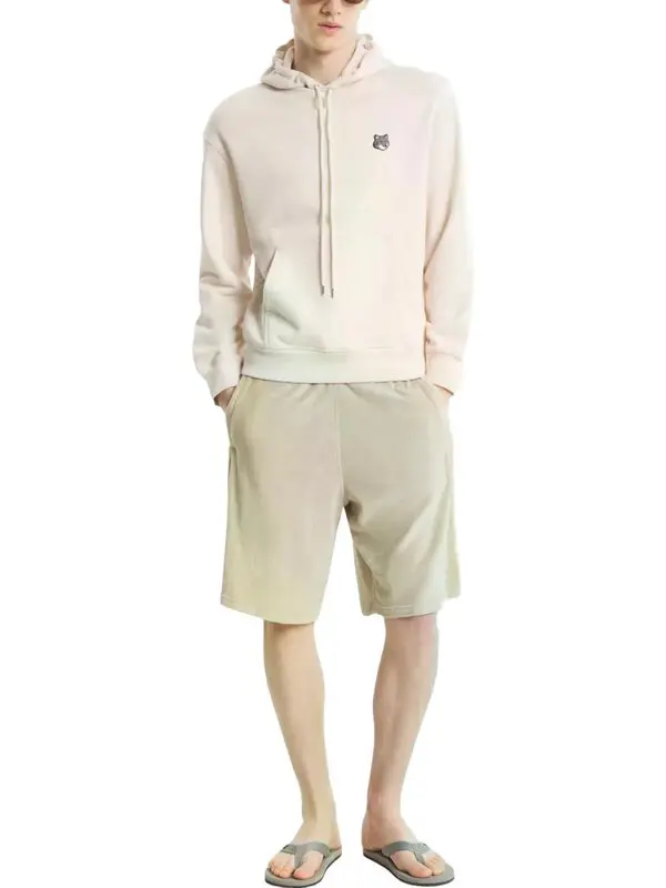 Maison Kitsuné Fox-head Hoodie - Neutrals