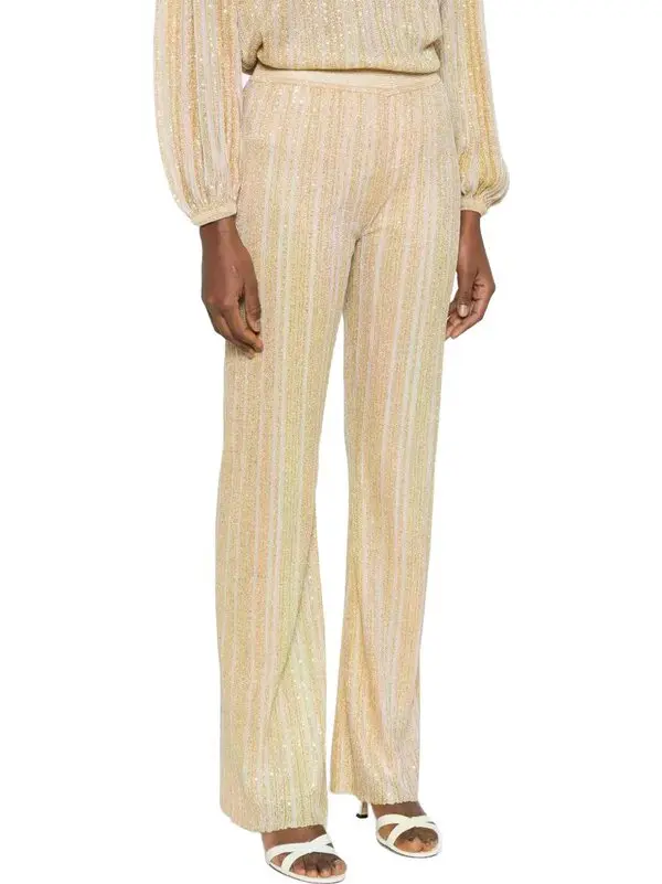 Missoni Sequin-embellished Trousers - Neutrals