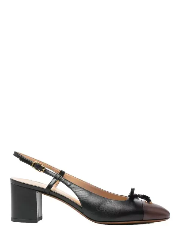 Valentino Garavani Slingback Pumps With Bow Detail - Black