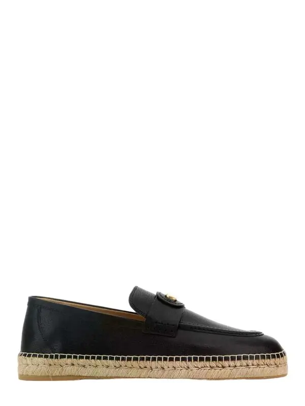 Valentino Garavani Palm Avenue Calfskin Loafers - Black