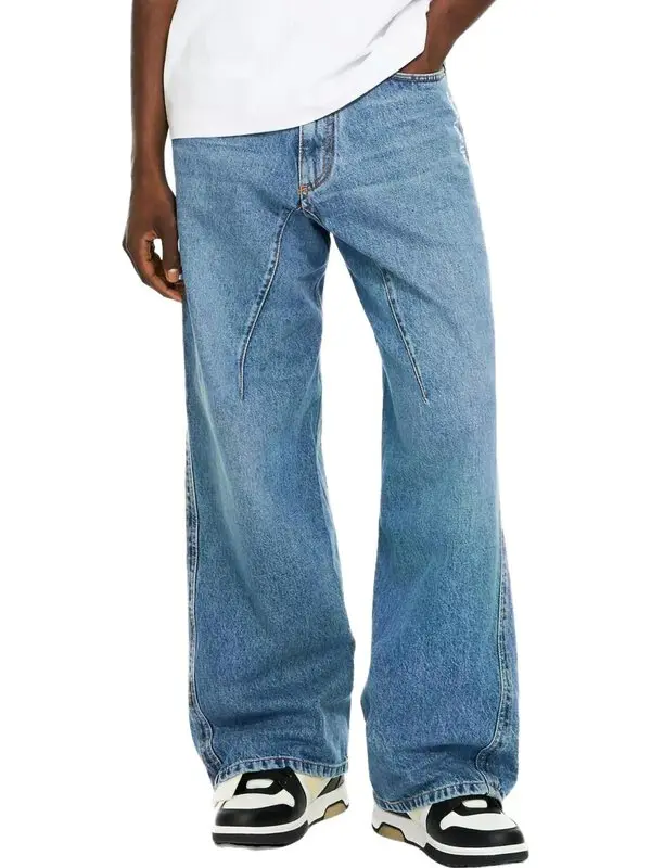 Off-White Half Arrow Twist Jeans - Blue