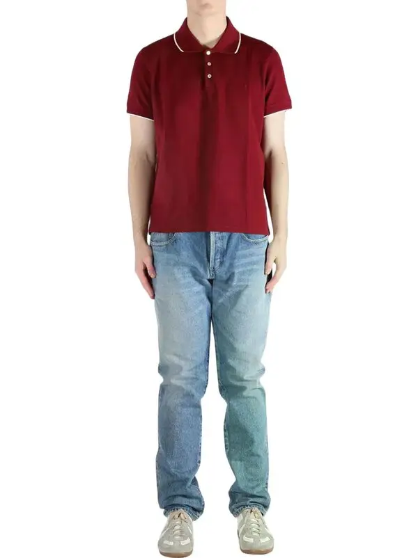 Saint Laurent Cassandre Polo Shirt - Red