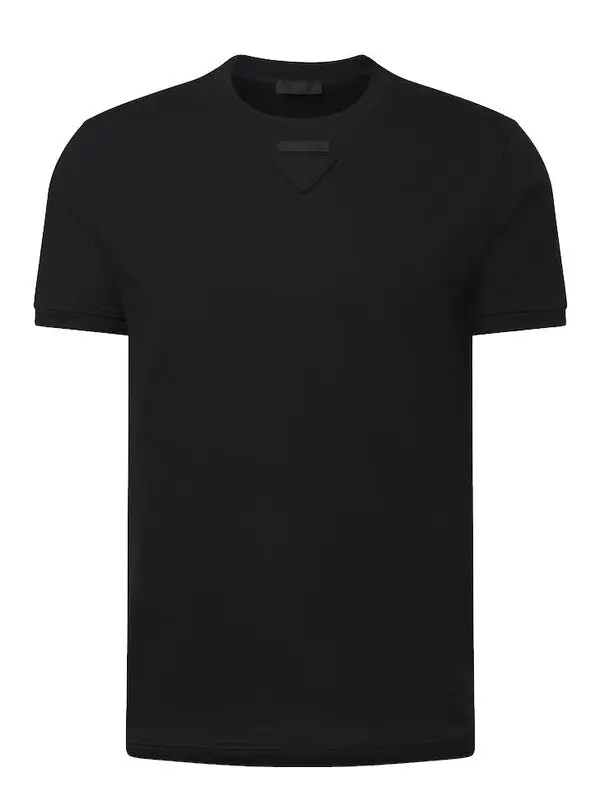Prada Cotton Jersey T-shirt - Black