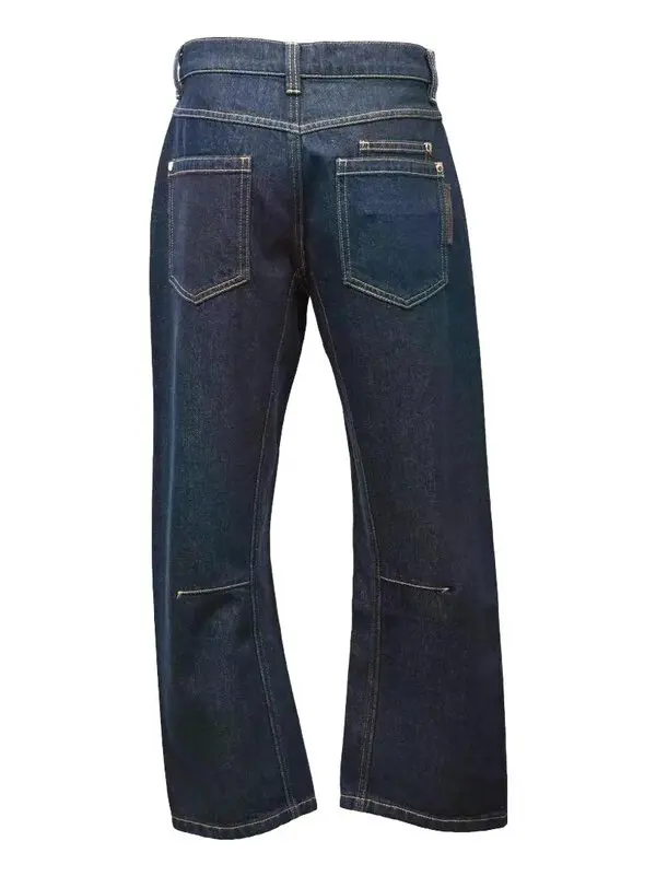 Brunello Cucinelli High-rise Straight Trousers - Blue