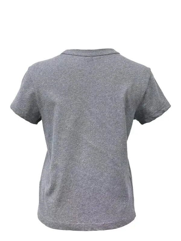Alexander Wang Glitter Detail Logo T-shirt - Grey