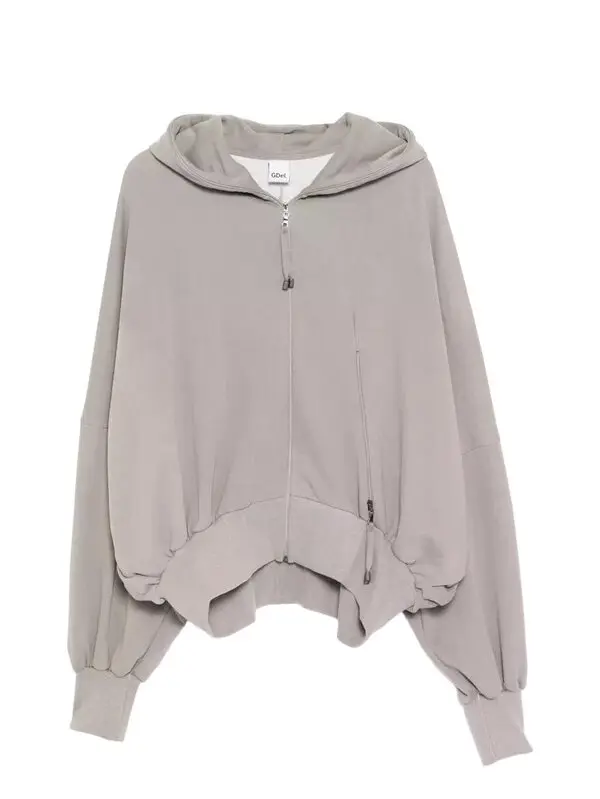 GDEL BY GAZE DE LIN Pigment-dyed Hoodie - Grey