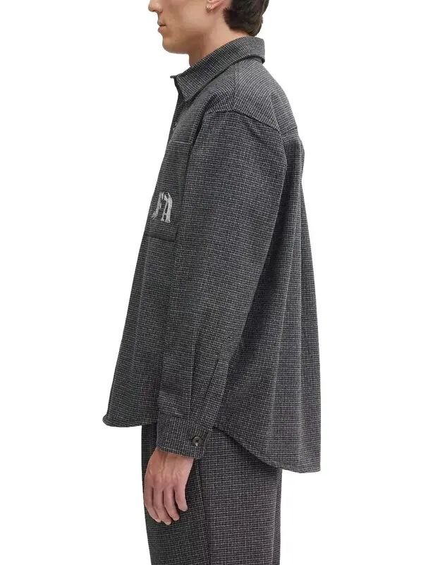 FUCKING AWESOME Pocket Button-up Shirt - Grey