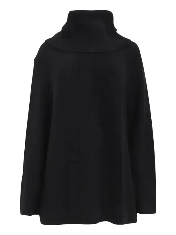Chloé Oversized Turtleneck Sweater - Black