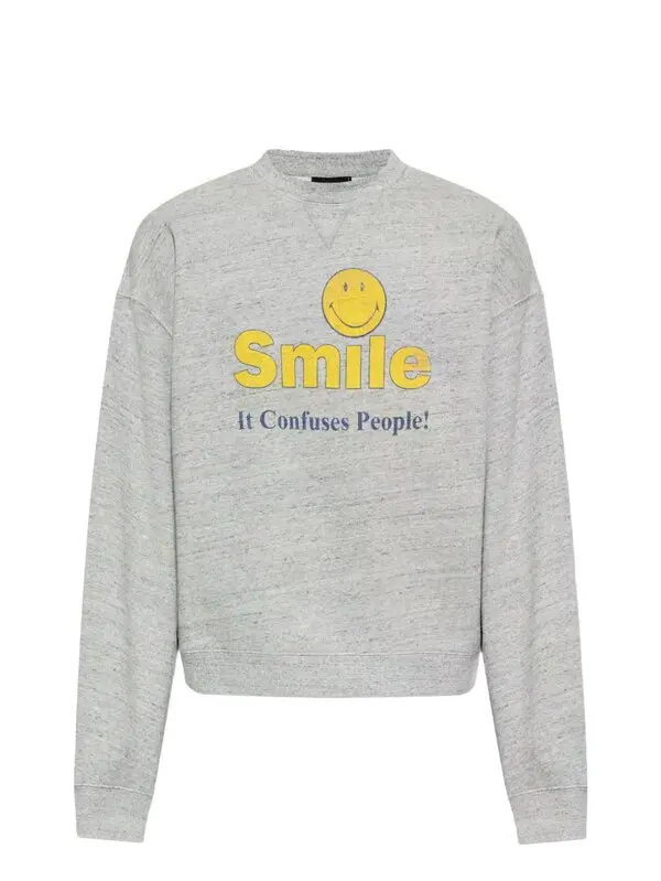 Dsquared2 Smile-print Sweatshirt - Grey