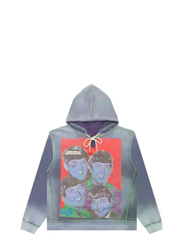 BETTTER Graphic Print Hoodie - Blue