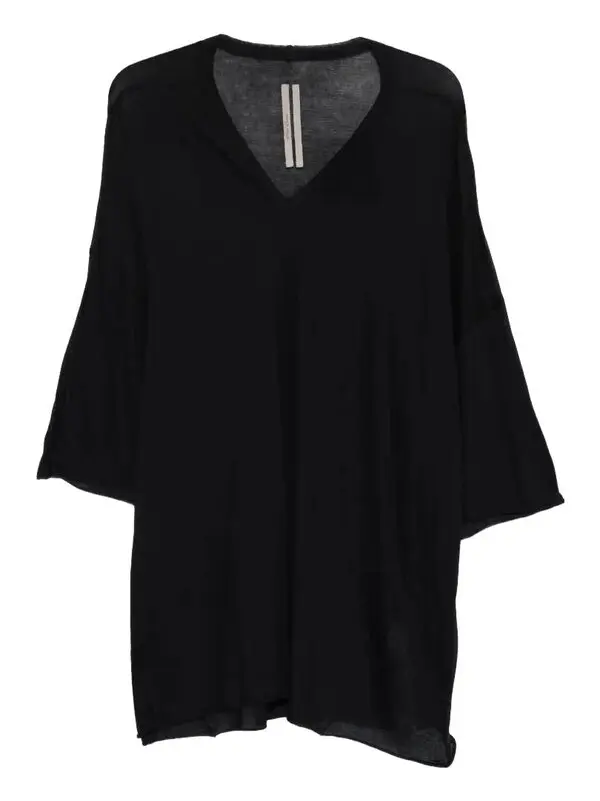 Rick Owens V Tommy V-neck T-shirt - Black