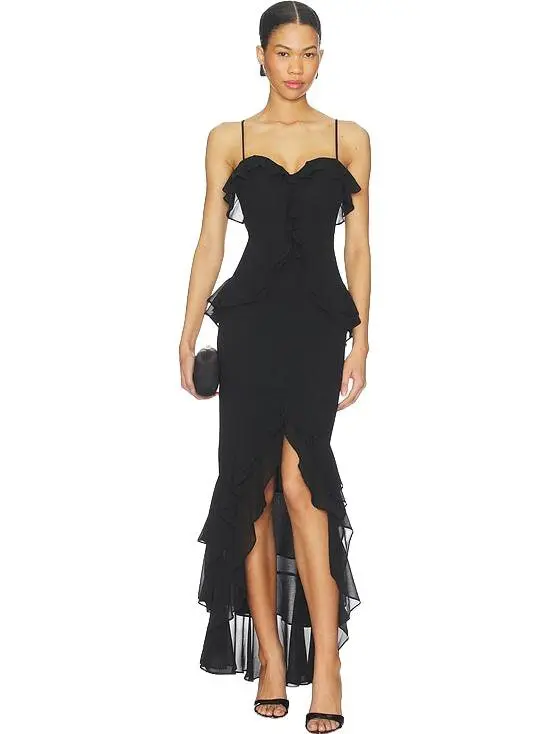 LOVERS AND FRIENDS Melissa Gown - Black