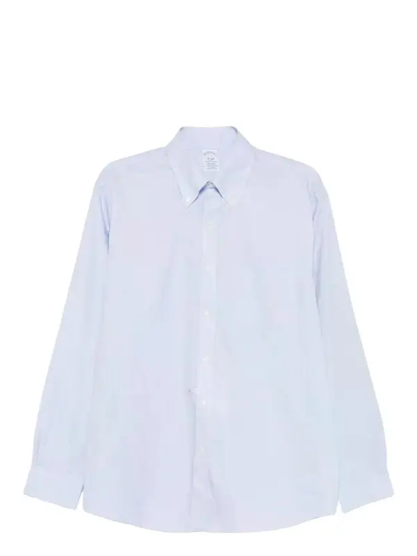 Brooks Brothers Buttoned Long-sleeve Shirt - Blue