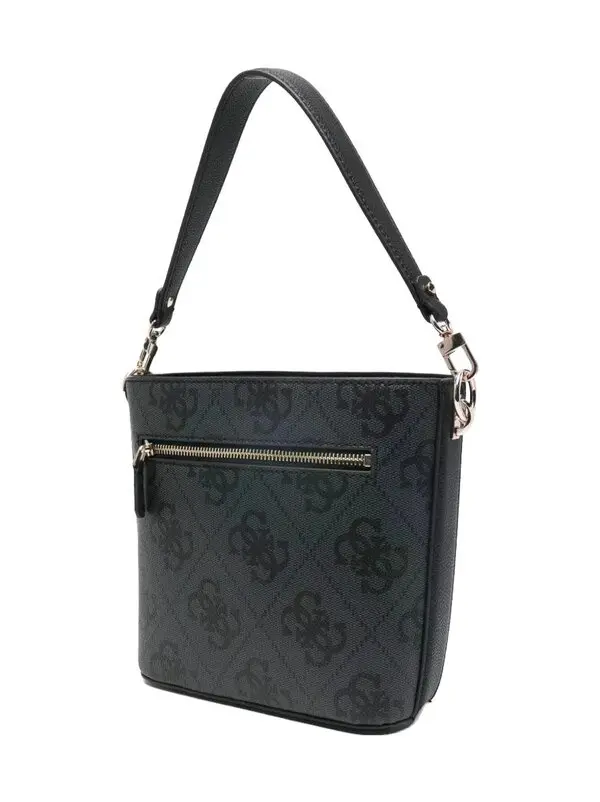 Guess Monogram Bucket Bag - Black