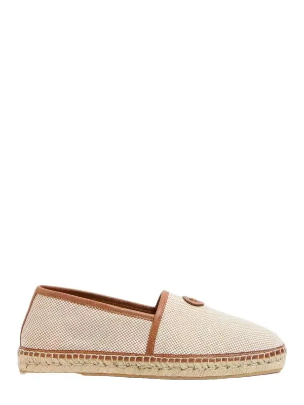 Valentino Garavani Vlogo Canvas Espadrilles - Neutrals