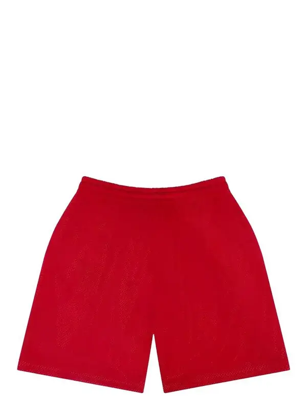 DENIM TEARS Logo-detail Shorts - Red