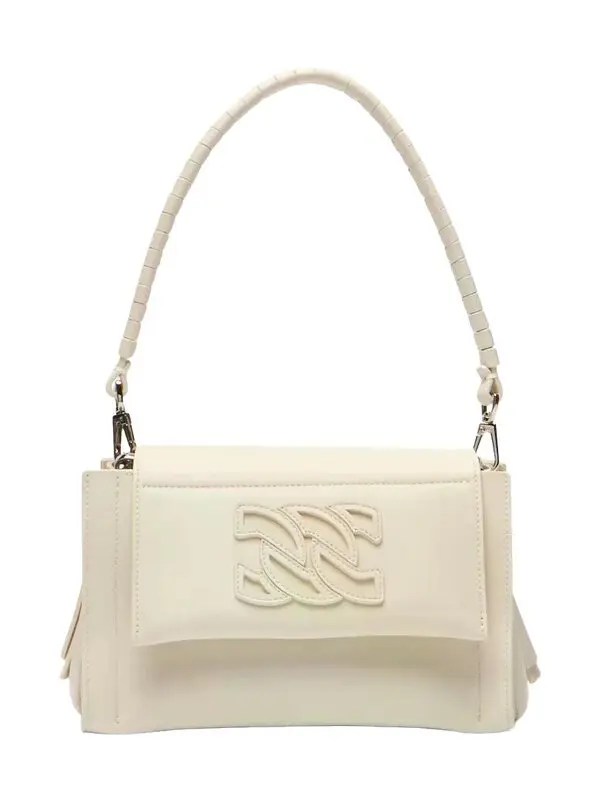 Casadei Brera Logo Shoulder Bag - Neutrals