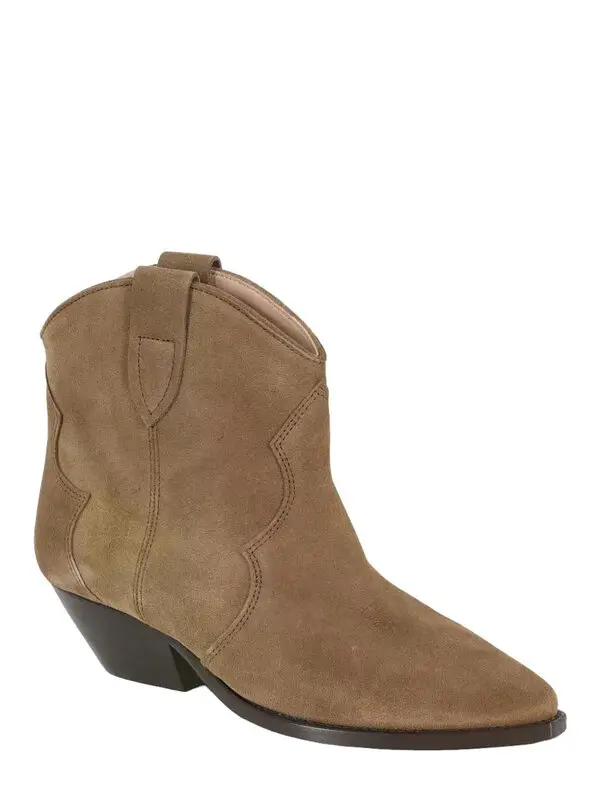 Isabel Marant Étoile Dewina Suede Ankle Boots - Brown