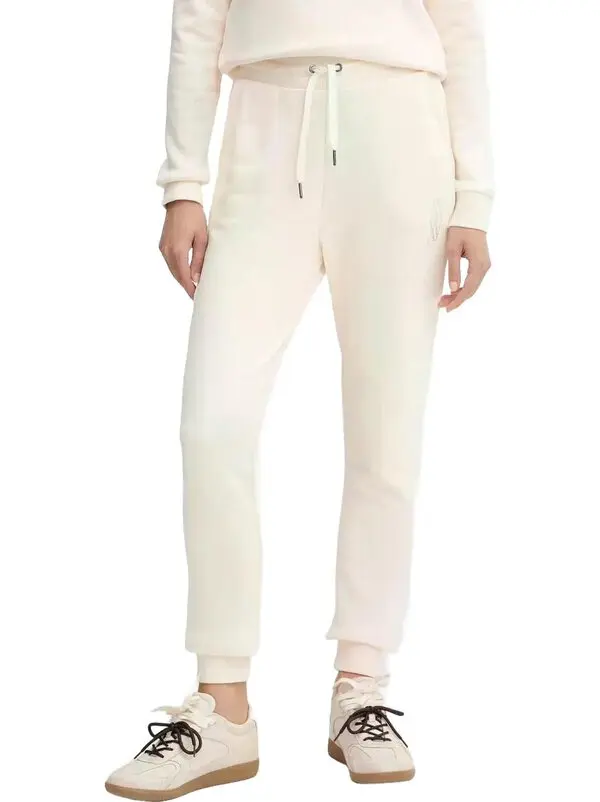 Armani Exchange Embellished Logo Drawstring Track Pants - Neutrals