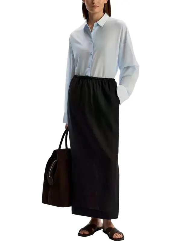 12 STOREEZ Light Buttoned Shirt - Blue