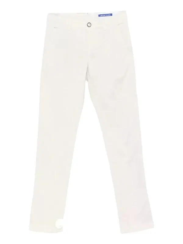 Jacob Cohen Pocket-scarf Straight Trousers - Neutrals