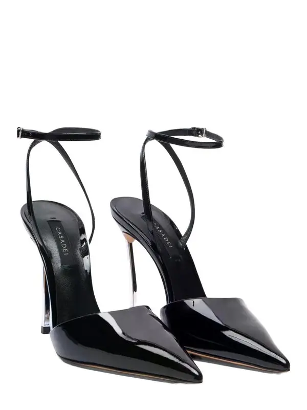 Casadei Superblade Sharp Heeled Pumps - Black