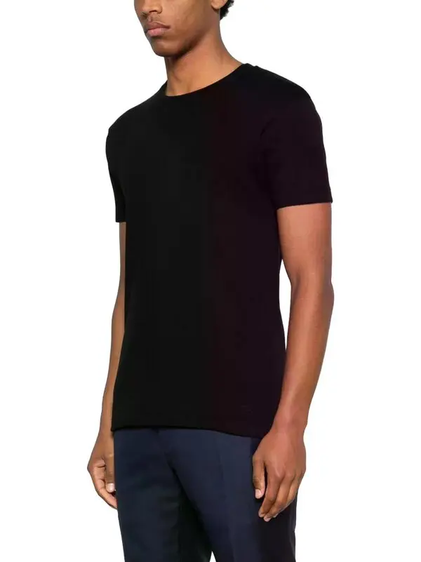 TOM FORD Perforated Crew-neck T-shirt - Black