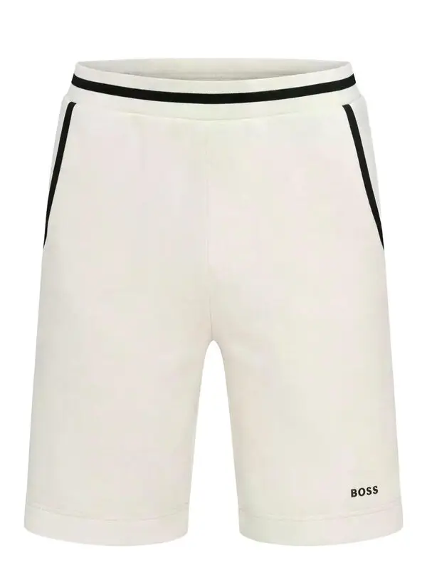 BOSS Jt_snug Headlo Stripe Shorts - Neutrals