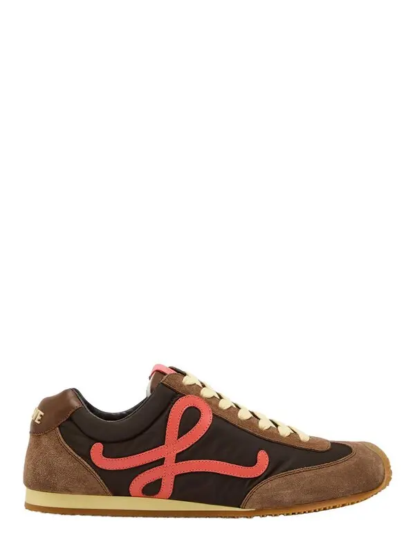 Loewe Ballet Runner 2.0 Panelled Nylon Sneakers - Brown