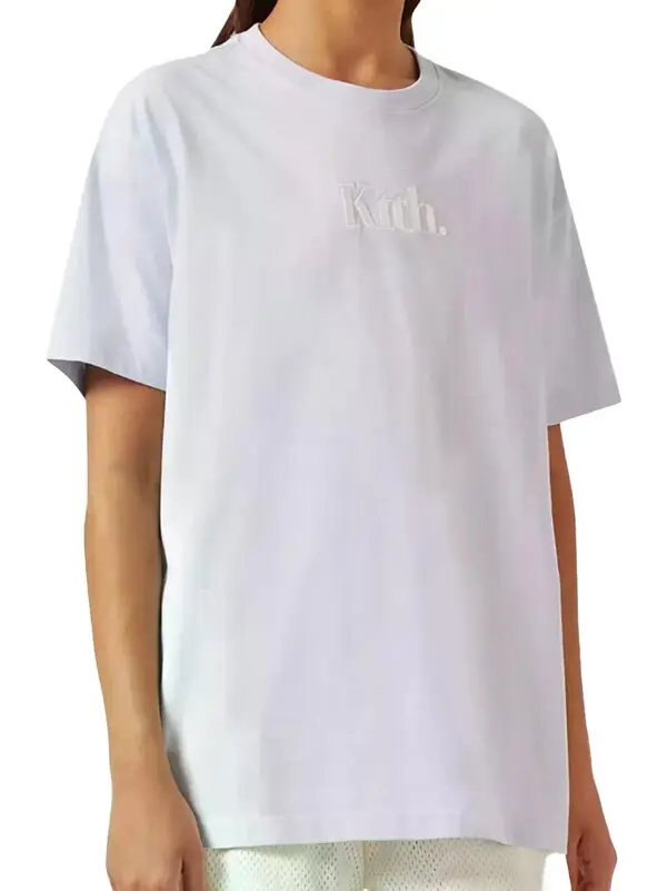 Kith Punctured Logo T-shirt - Blue