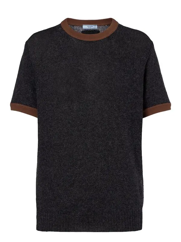 Prada Cashmere Knit Jumper - Grey
