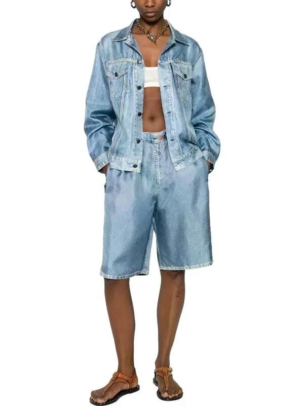 PIERRE-LOUIS MASCIA Denim Jacket - Blue