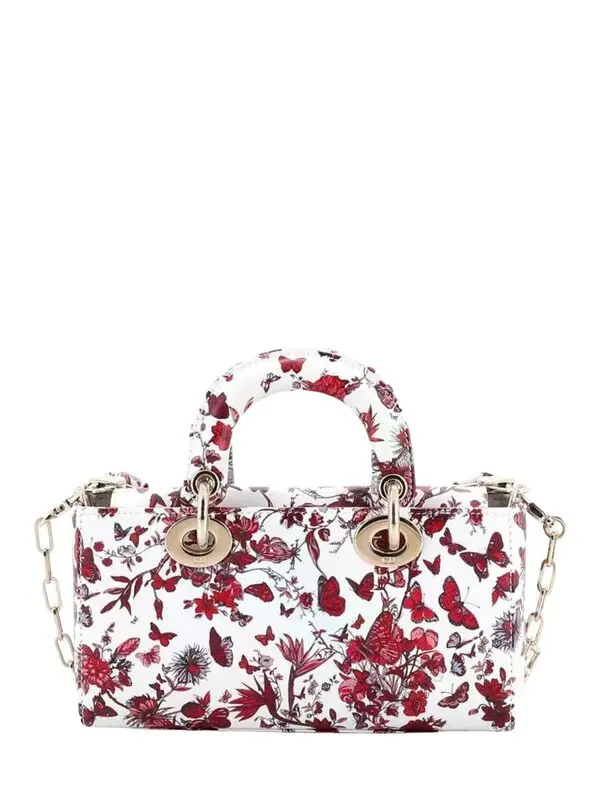 Dior Lady D-joy Bag Printed Leather Small Satchel - Multicolour
