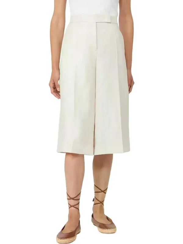 Max Mara Pressed-crease Pocket Shorts - Neutrals