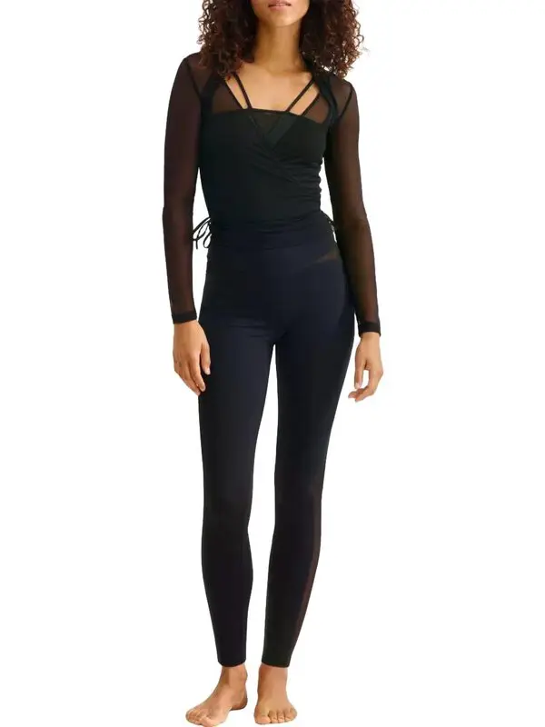 ERES Guillem Wrap Top - Black