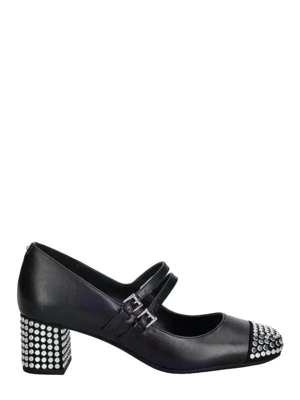 Michael Kors Matilda Heeled Pumps With Studded Embellishments - Black