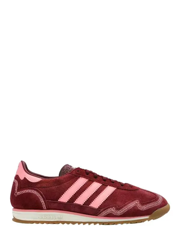 Adidas Sl 72 Og Sneakers With Contrast Stitching - Red