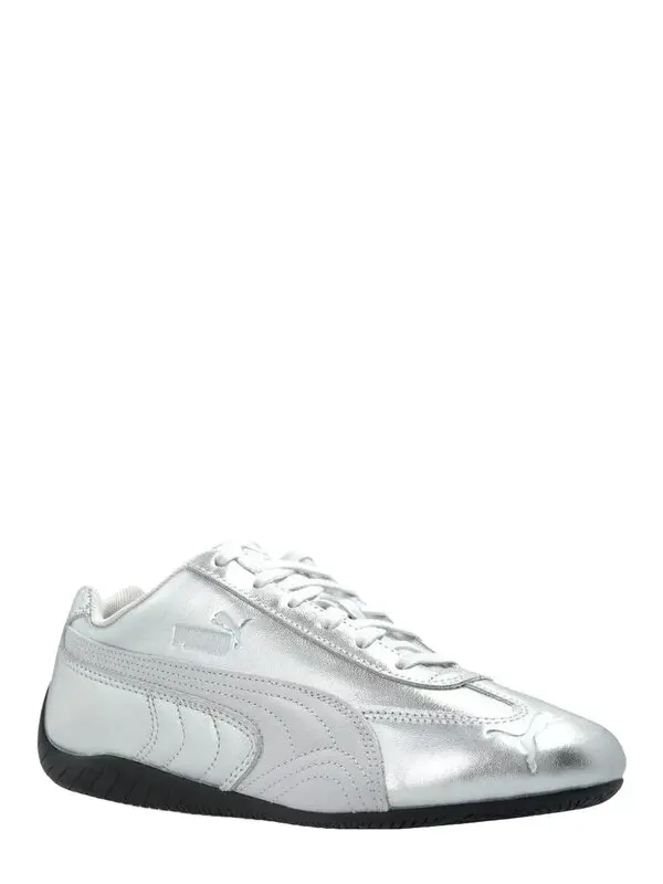 PUMA Speedcat Leather Panelled Sneakers - Silver